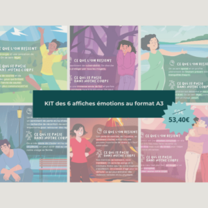 Affiches pédagogiques : les émotions - Mouvance Editions