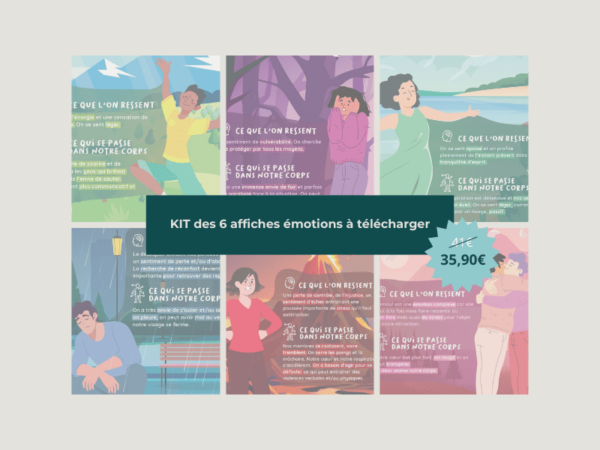 Affiches pédagogiques : les émotions - Mouvance Editions